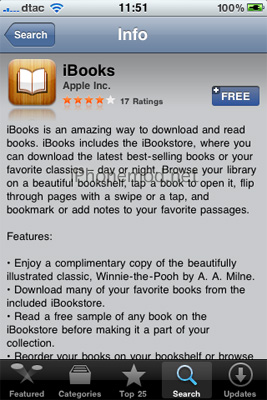 วิธีติดตั้งและใช้งาน iBooks ใน iPhone