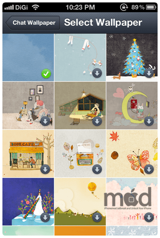 LINE เปิดให้ดาวน์โหลด Chat Wallpaper น่ารักๆแล้วนะ