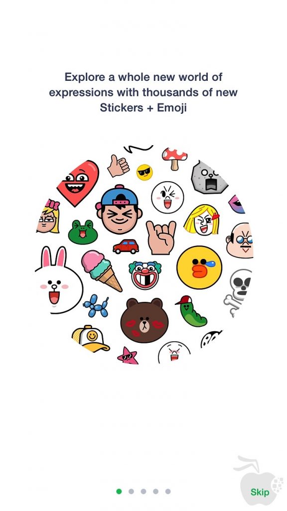 Line อัปเดต v. 3.8.0 เพิ่มธีมเจ้าหมี Brown และ Emoji อีกหลายแบบ