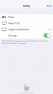 AirServer แสดงภาพหน้าจอ iPhone, iPad ไปยังจอคอมฯ แบบรีลไทม์
