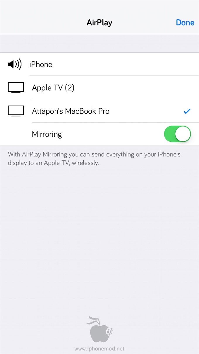 AirServer แสดงภาพหน้าจอ iPhone, iPad ไปยังจอคอมฯ แบบรีลไทม์