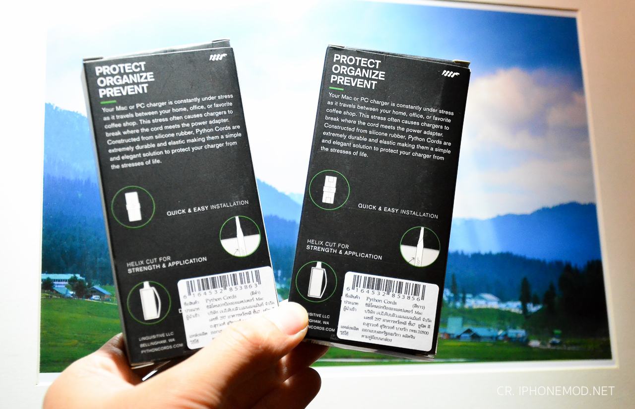 รีวิว PYTHON Cord หุ้มป้องกันสายอะแดปเตอร์ Macbook ไม่ให้ขาด