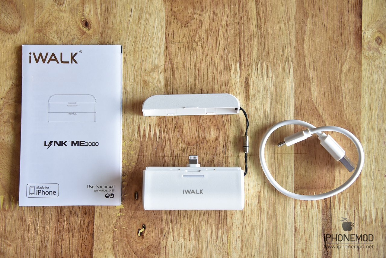 รีวิวแบตสำรอง iWALK LINK ME3000L มาพร้อมหัว Lightning ในตัว