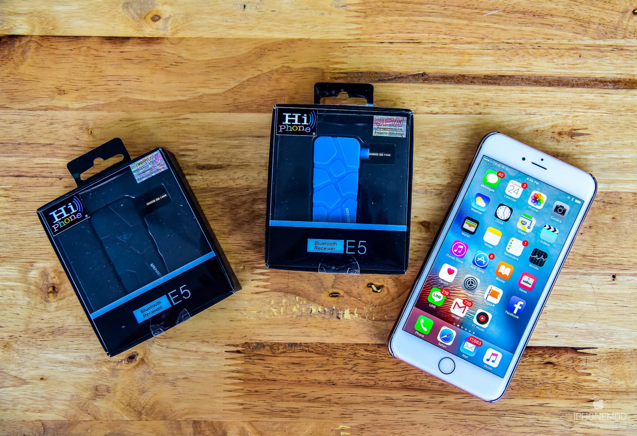 Hi Phone NIER-E5 อัปเครื่องเสียงเก่าในรถ ให้ฟังเพลงผ่านบลูทูธได้