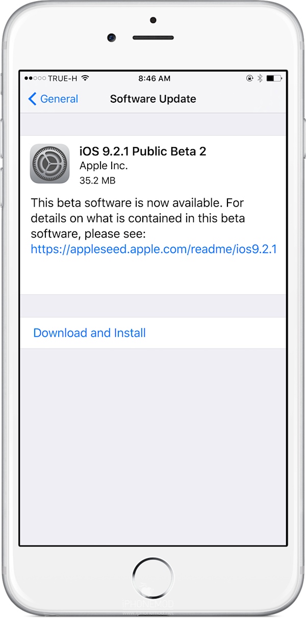 Apple ปล่อย iOS 9.2.1 beta 2 ให้นักพัฒนาทดสอบแล้ว