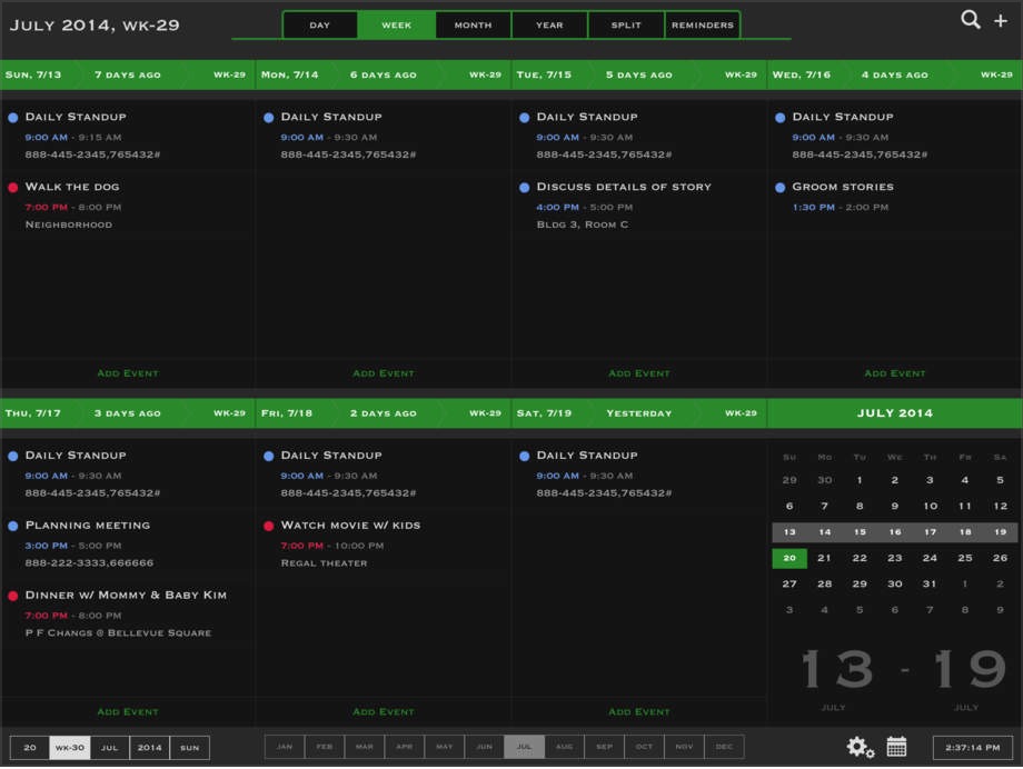 Super Calendar สุดยอดแอปปฎิทินบน iPad ปล่อยฟรีปกติ $9.99