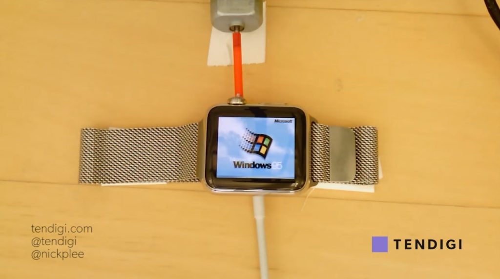 ทำไมต้องฝืนตัวเองขนาดนี้! โชว์รัน Windows 95 บน Apple Watch
