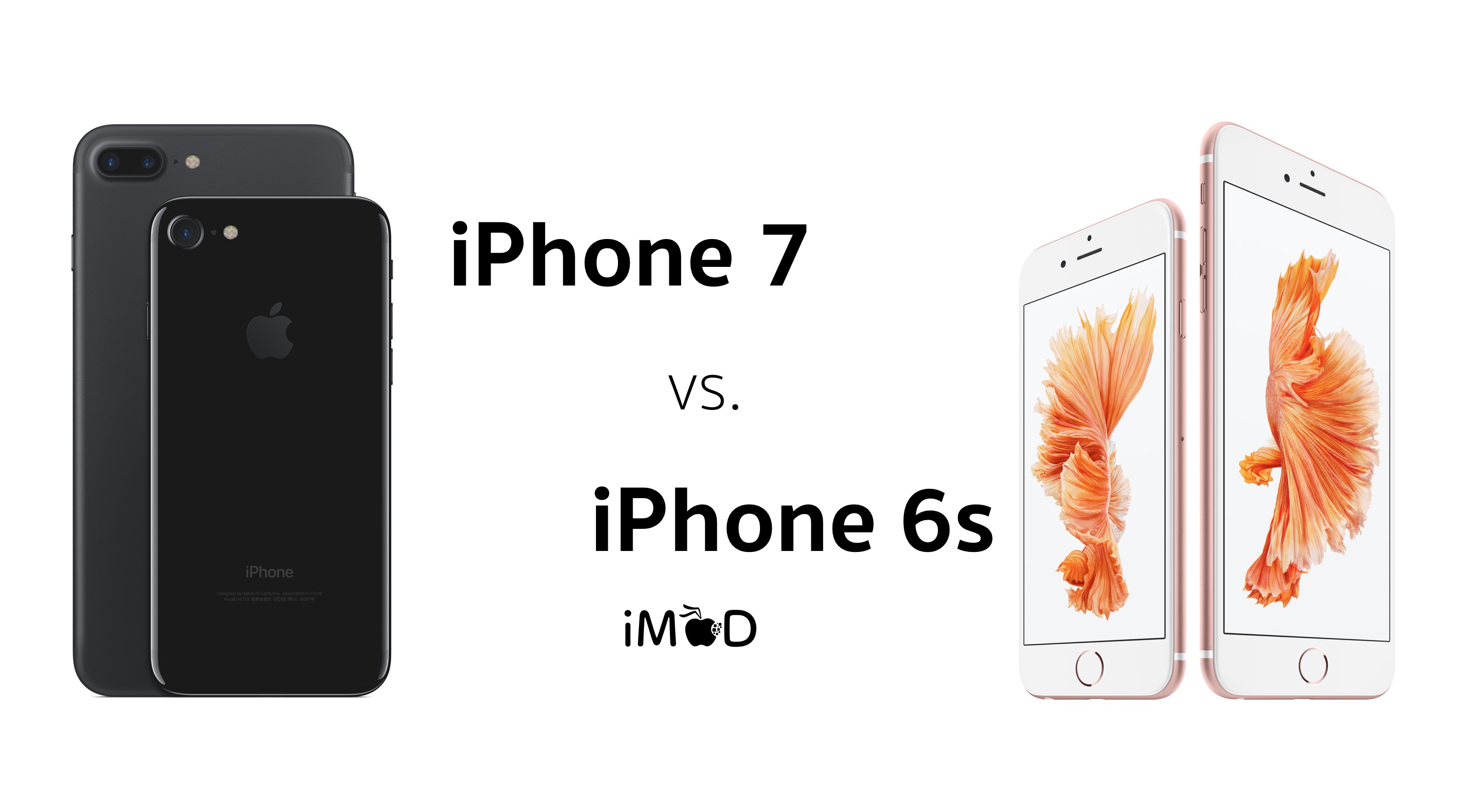 เปรียบเทียบ iPhone 7 vs. iPhone 6s และ iPhone 7 Plus vs. iPhone 6s Plus