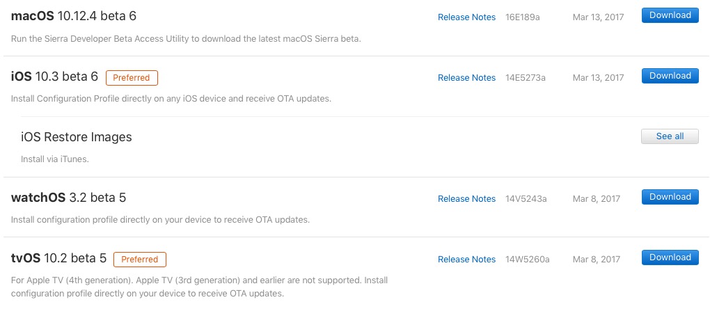 Apple ปล่อย iOS 10.3 Developer Beta 6 ให้นักพัฒนาได้อัปเดต