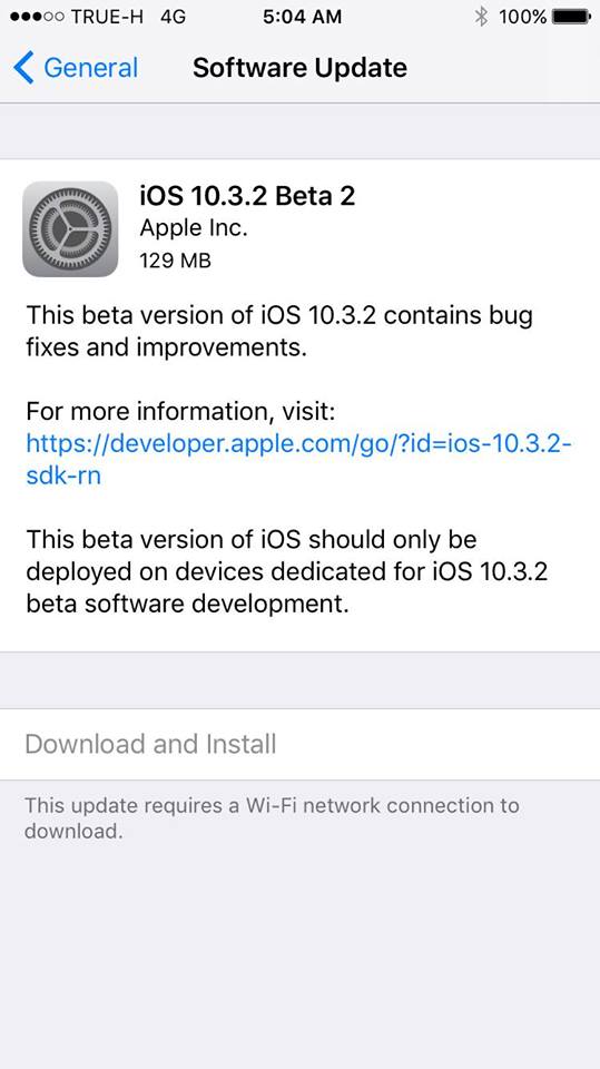 Apple ปล่อย iOS 10.3.2 Beta 2 ให้นักพัฒนาได้ทดสอบ iPhone 5 กลับมาอัปเดตได้แล้ว!!