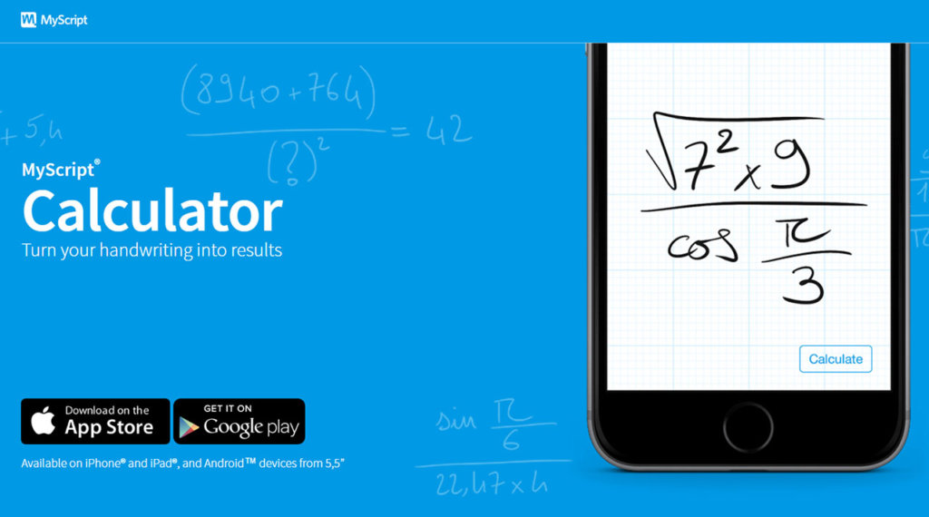 โหลดฟรี MyScript Calculator แอปเครื่องคิดเลขแบบเขียนมือ ใช้งานง่าย ฟังก์ชันครบ
