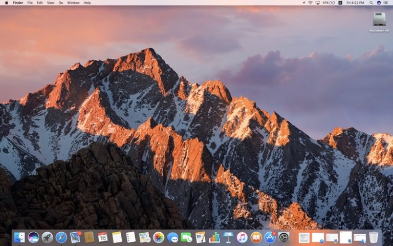 วิธีแสดงไอคอนฮาร์ดดิสก์ (Macintosh HD) บนหน้าจอ macOS