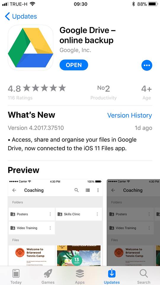 Google Drive Files IOS 11 Techfeedthai google-drive-files-ios-11-techfeedthai