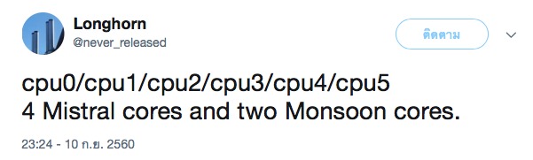 ชิป A11 CPU แบบ 6 Cores คาด แรงกว่า CPU ในท้องตลาดถึง 2 เท่า ...