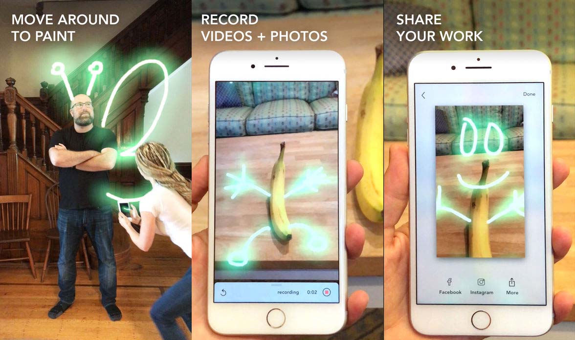 LightSpace แอประบายสีด้วยแสงเลเซอร์ 3 มิติ ผ่านกล้อง AR ในโลกแห่งความเป็นจริง | techfeedthai