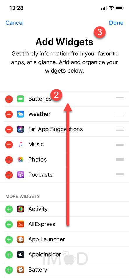 วิธีตั้งค่า Widget แสดงแบตเตอรี่ในหน้า Lock Screen (iOS 11) | techfeedthai