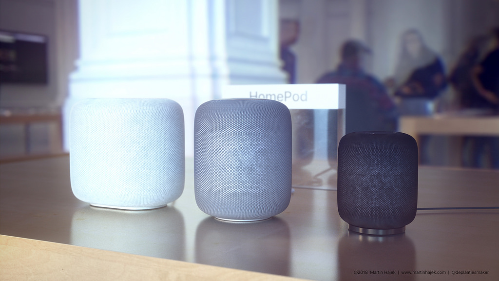ชมภาพแนวคิดลำโพง HomePod รุ่นใหม่ 3 รุ่น ออกแบบโดย Martin Hajek ...