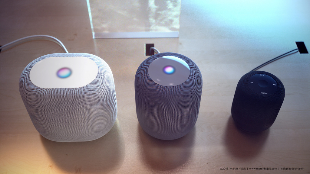 ชมภาพแนวคิดลำโพง HomePod รุ่นใหม่ 3 รุ่น ออกแบบโดย Martin Hajek ...