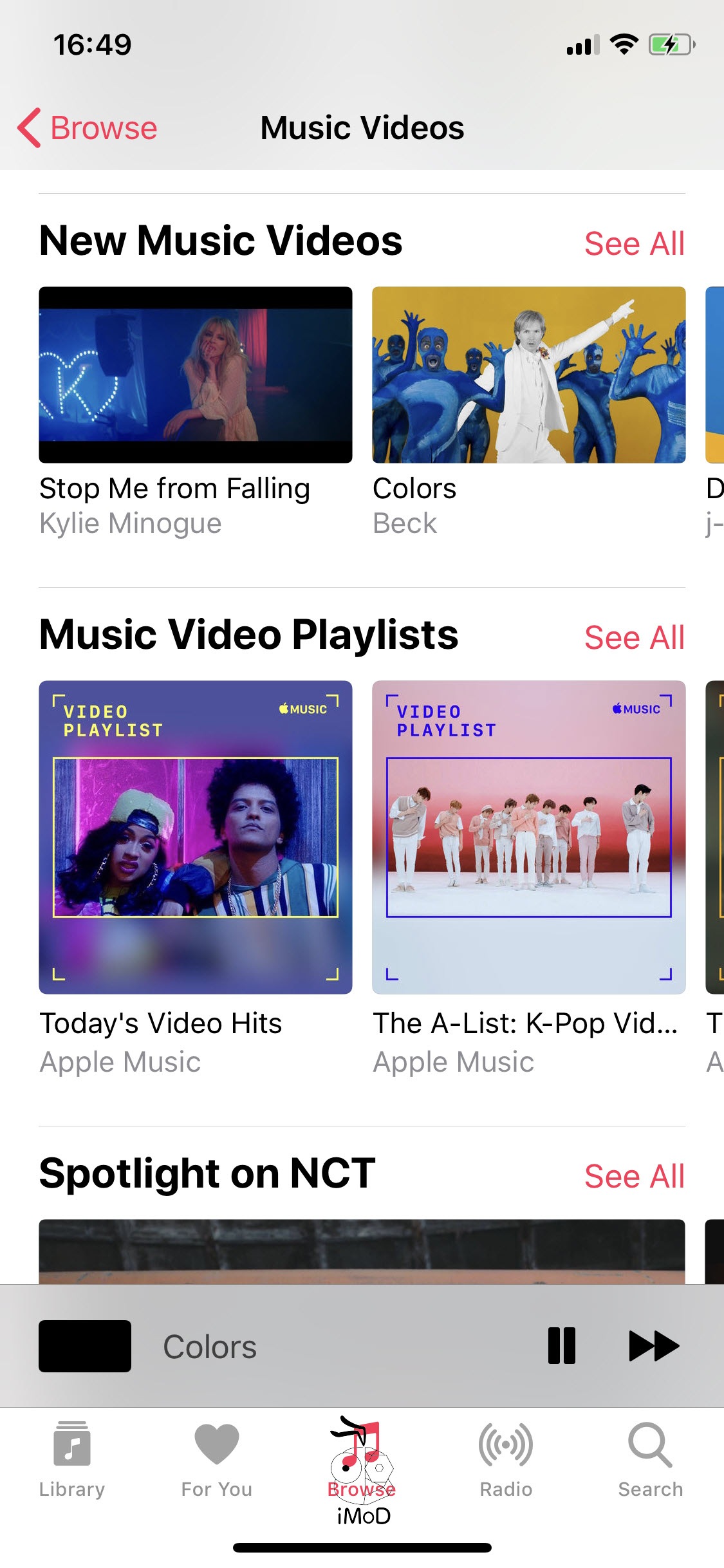 “Music Videos” โผล่มาในแอป Apple Music ของ iOS 11.3 Beta | techfeedthai