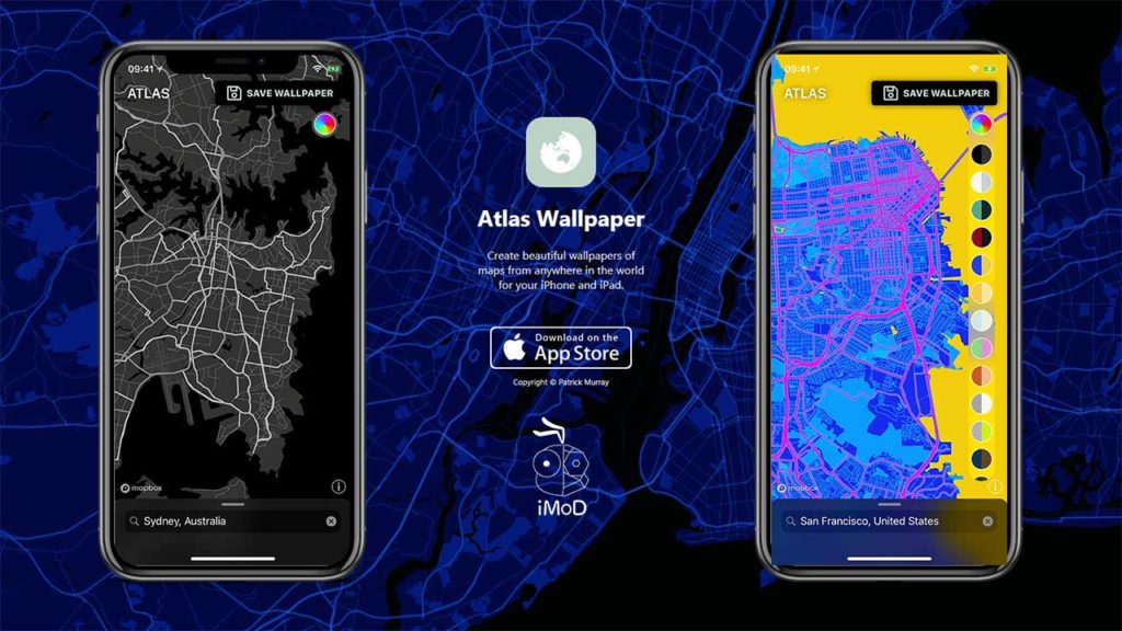 แจกฟรี Atlas Wallpaper แอปสร้างวอลล์เปเปอร์แผนที่สุดแนว ได้ทุกพื้นที่ ...