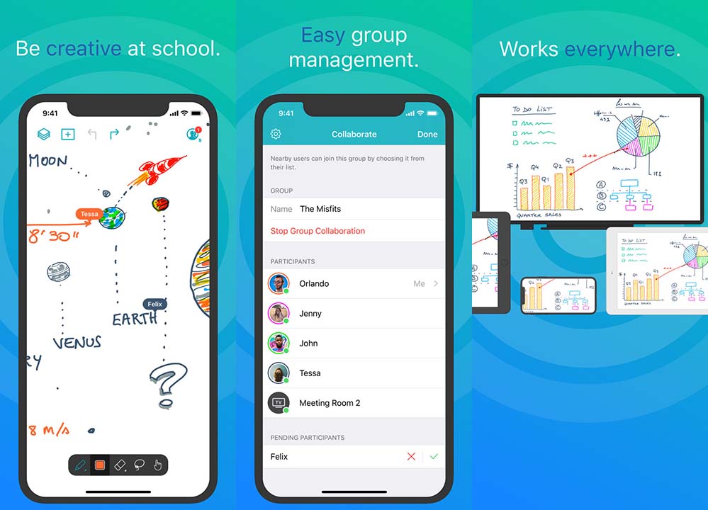 โหลดฟรี Inko - Whiteboard กระดานไวท์บอร์ดระดมความคิดสำหรับคนยุคใหม่