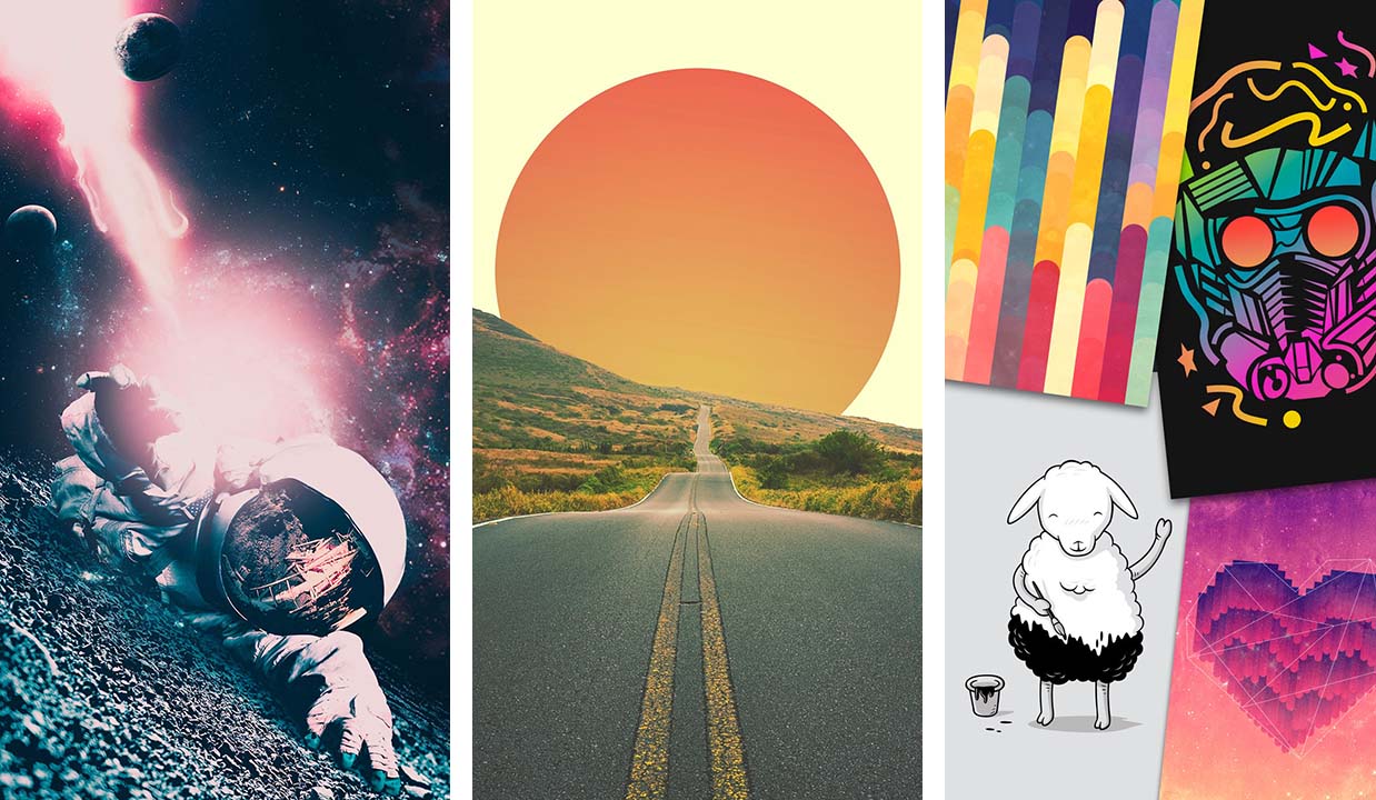 แจกฟรี Walli - Cool Wallpapers HD แอปดาวน์โหลดวอลล์เปเปอร์จากศิลปินชั้น ...