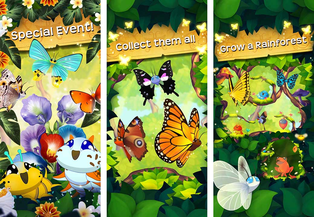 โหลดฟรี Flutter: Butterfly Sanctuary เกมเลี้ยงผีเสื้อแสนสวยมากกว่า 200 ...