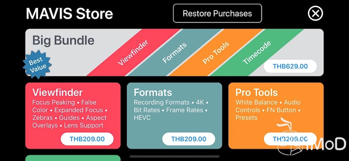MAVIS – Pro Camera แอปถ่ายวิดีโอระดับ Pro ปล่อยฟรี ราคาเต็ม 16.99 ...