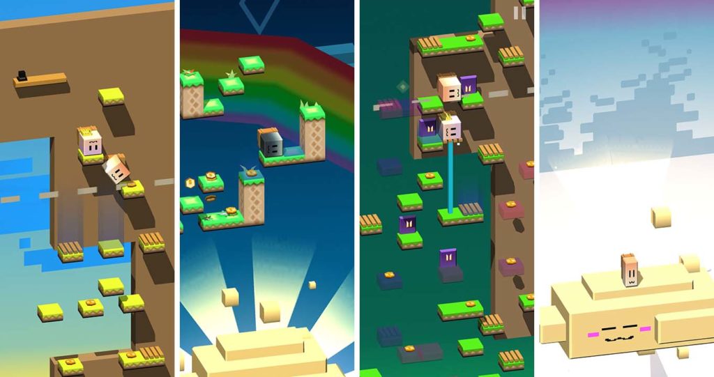 โหลดฟรี Super Drop Land เกมหล่นเก็บเหรียญ ผจญภัยค้นหาเส้นทางในแนวตั้ง