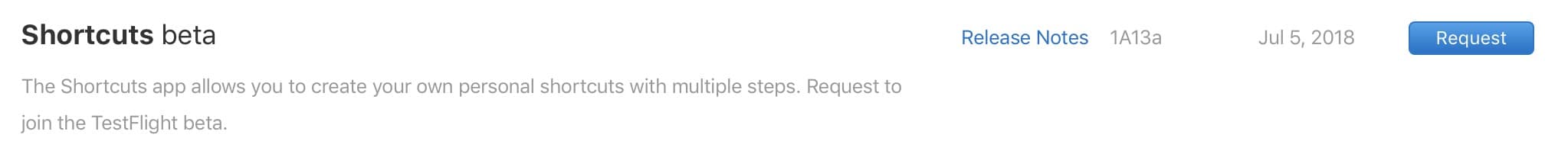 Apple ปล่อยแอป Shortcuts เวอร์ชัน Beta ให้นักพัฒนาได้ทดสอบ