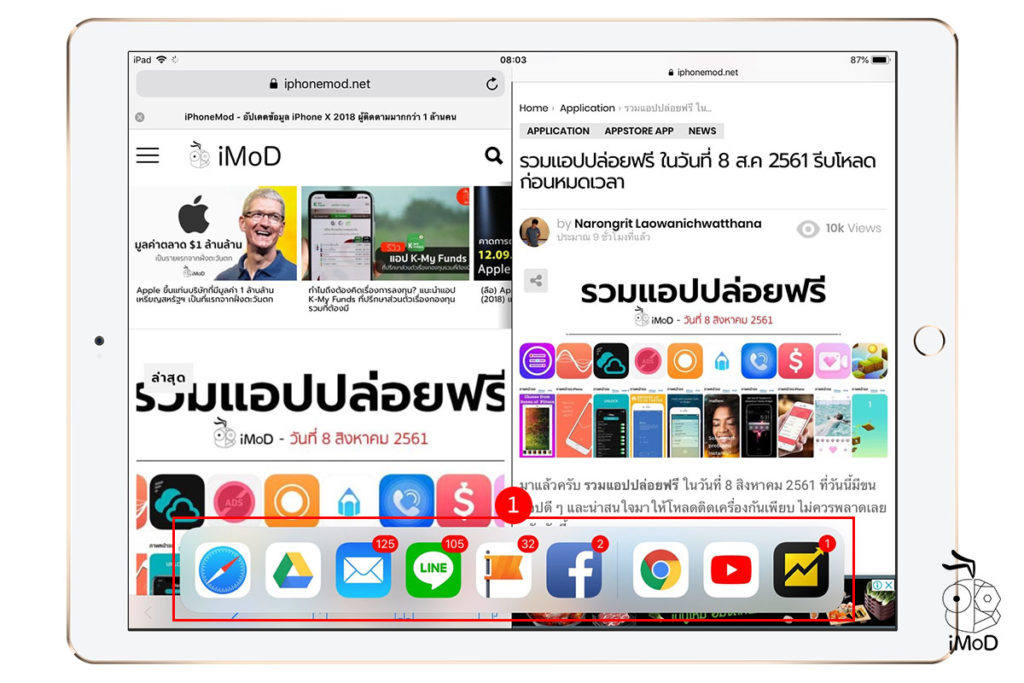 รวมวิธีการใช้ Safari 2 หน้าจอ แบบ Split View ง่ายๆ บน iPad | techfeedthai