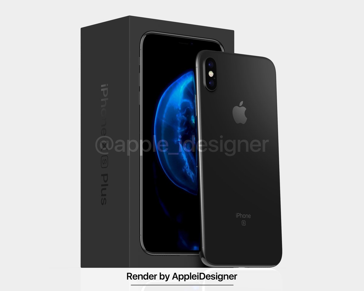 ชมภาพแนวคิด iPhone X Plus และ iPhone (2018) โดย AppleiDesigner | techfeedthai