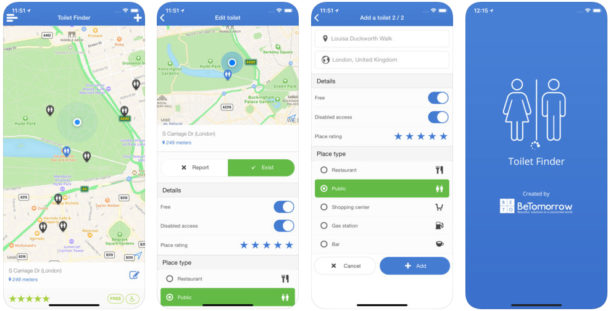 Toilet Finder แอปตามหาห้องน้ำสาธารณะที่ใกล้เคียง เวลาที่คุณฉุกเฉินอยาก ...