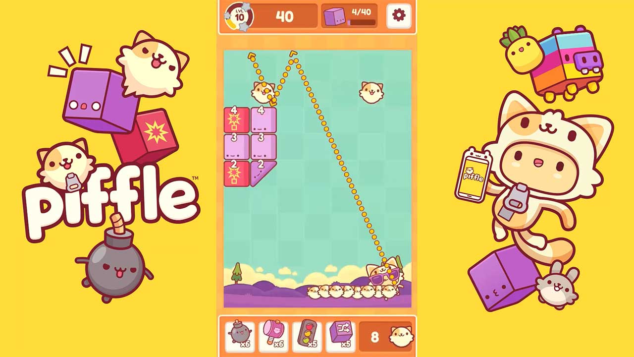 Piffle เกมยิงลูกแมวทำลายบล็อก น่าเล่น น่ารัก แบ๊วมาก - iMoD