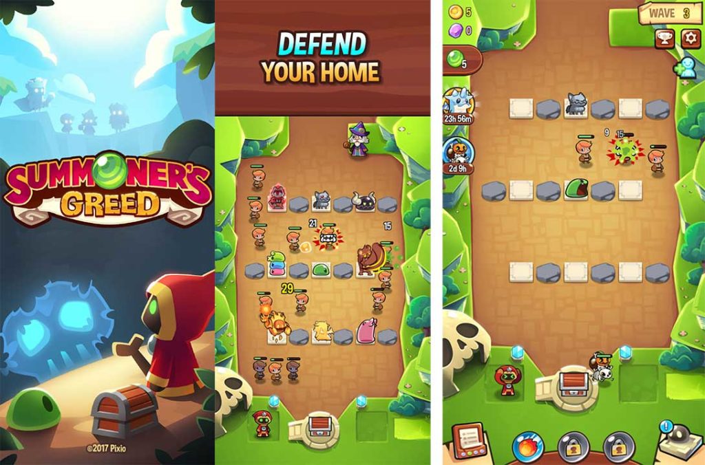 Summoner's Greed เกมแนว TD สร้างป้อมป้องกันสมบัติ (เกมแนะนำโดย App Store)