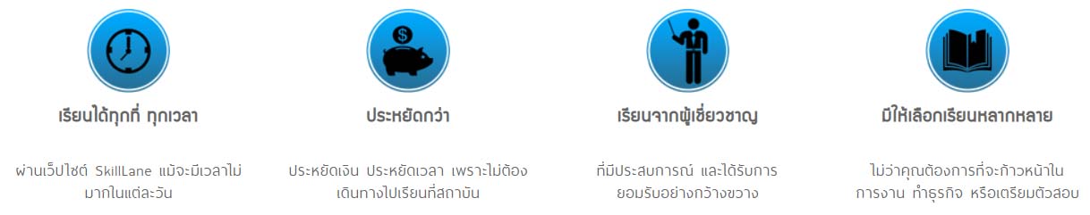 SkillLane คอร์สเรียนออนไลน์ผ่านสมาร์ทโฟน เรียนจากที่ไหนก็ได้ทุกที่ทุกเวลา