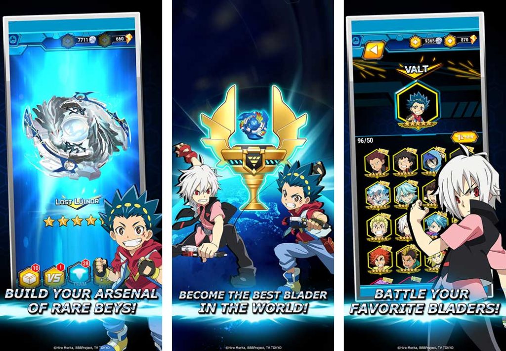Beyblade Burst Rivals เกมเบย์เบลด ศึกลูกข่างสะท้านฟ้า เปิดให้เล่นแล้ว