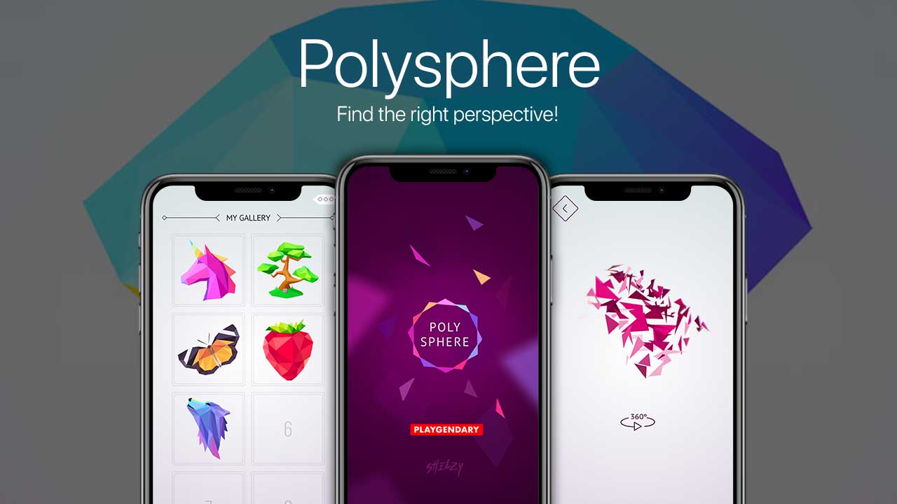 Polysphere เกมปริศนา 3D หมุนจิ๊กซอว์ให้เป็นรูปร่าง