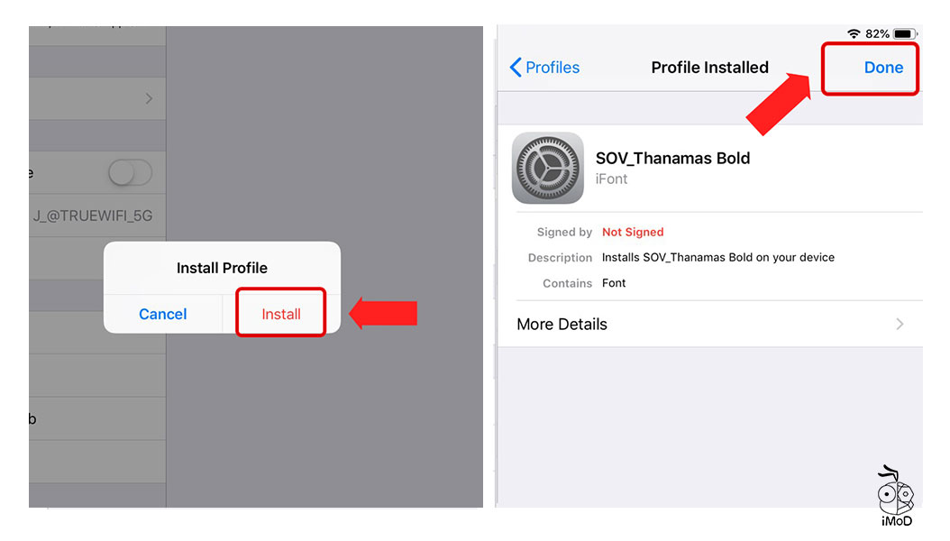 เพิ่มฟอนต์ (Font) สวยๆ ใน iPhone, iPad ด้วยแอป iFont