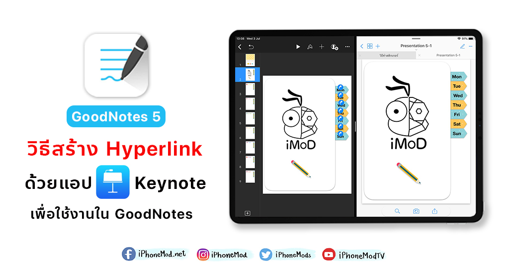  Hyperlink Keynote GoodNotes 5