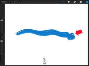วิธีเปิดการใช้งาน Brush cursor เพื่อให้ทราบขอบเขตของ Brush ในการวาดหรือการระบายสีใน Procreate