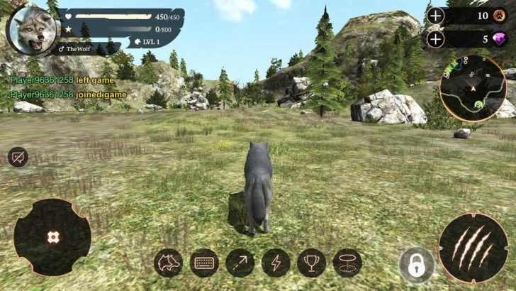 The Wolf: Online RPG Simulator เกมจำลองการใช้ชีวิตเป็นหมาป่าออนไลน์
