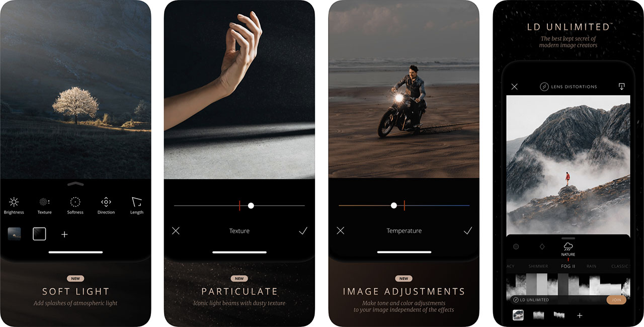 Lens Distortions แอปเพิ่มควันและแสงเอฟเฟ็กต์แบบสวยธรรมชาติที่สุด