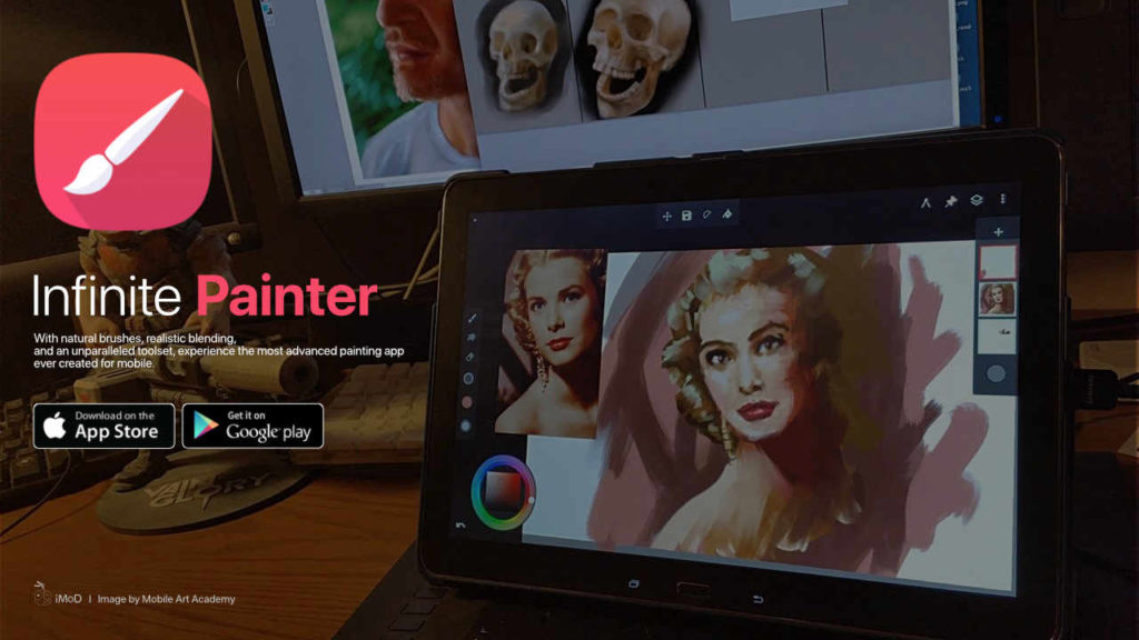 Infinite Painter แอปวาดภาพบน iPad & iPhone ด้วยหัวแปรงสุดประณีตกว่า 200 ...