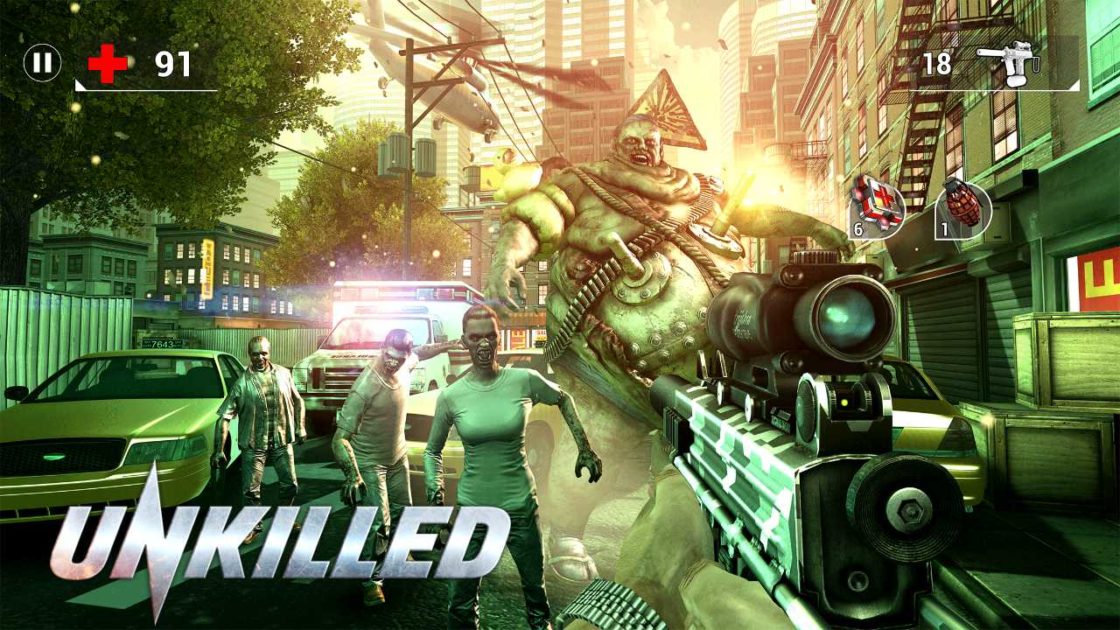UNKILLED เกมมือถือยิงล้างผลาญซอมบี้สุดมัน แบบไม่ต้องคิดเยอะ