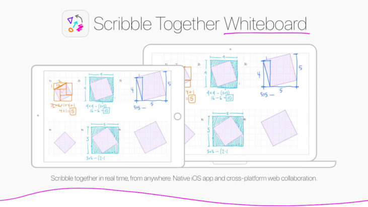 Scribble Together Whiteboard กระดานไวท์บอร์ดสำหรับงานประชุมออนไลน์ เขียนหนึ่งที่ เห็นได้ทุกที่