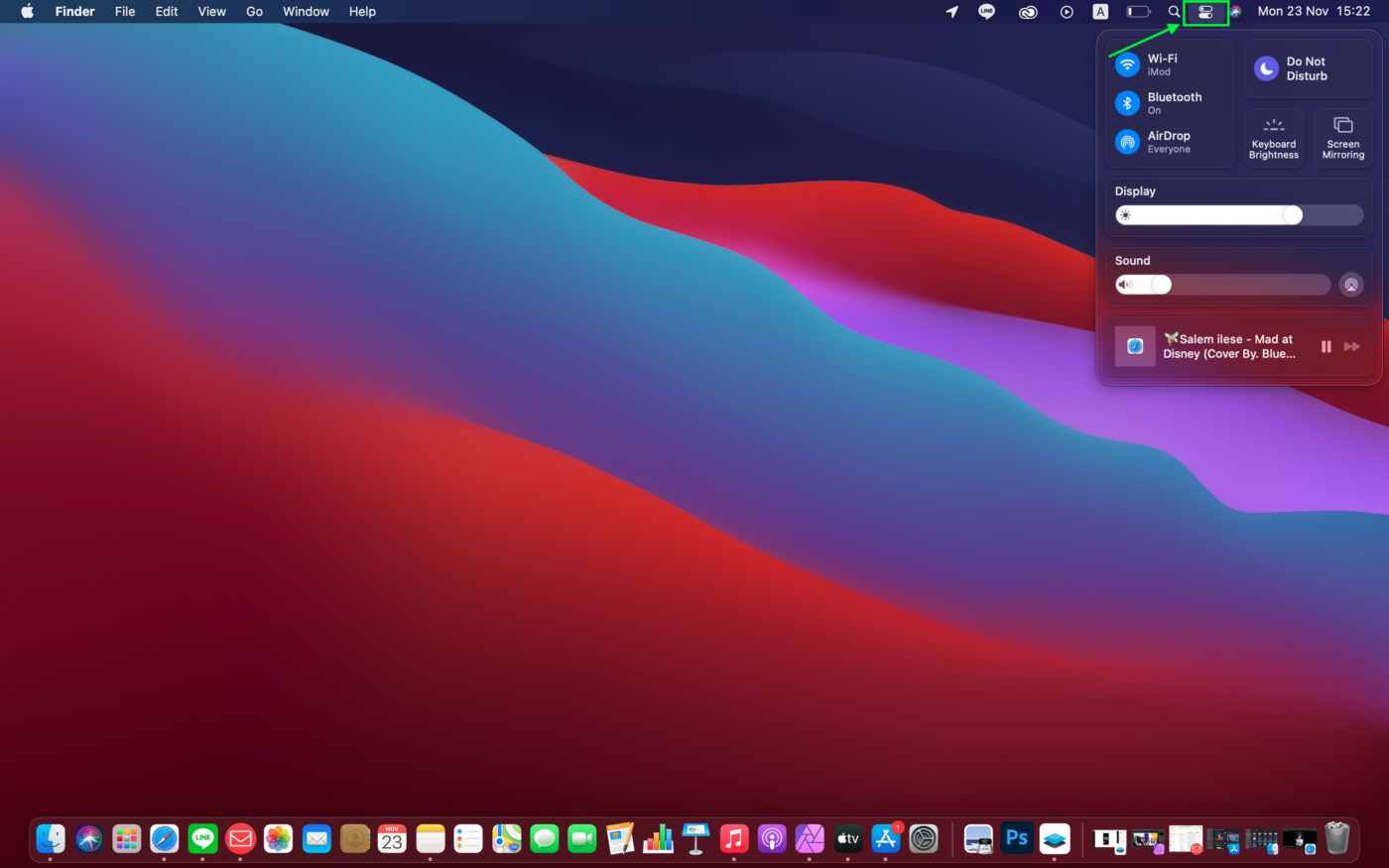 วิธีใช้งานและตั้งค่า Control Center ใน macOS Big Sur