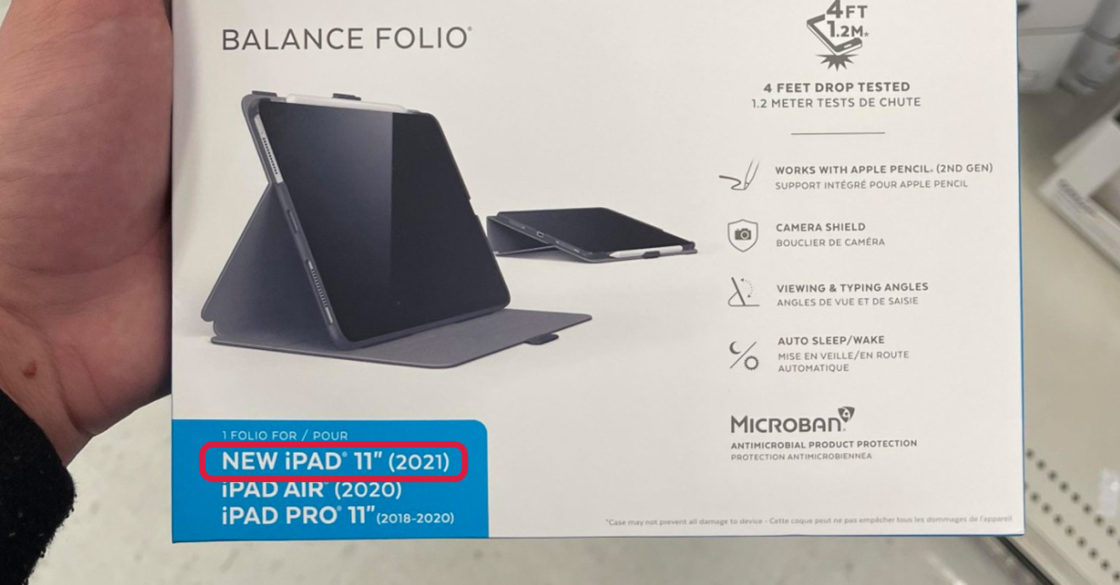พบเคส iPad Pro 2021 ที่ร้าน Target ทั้ง ๆ ที่ยังไม่มีเปิดตัว