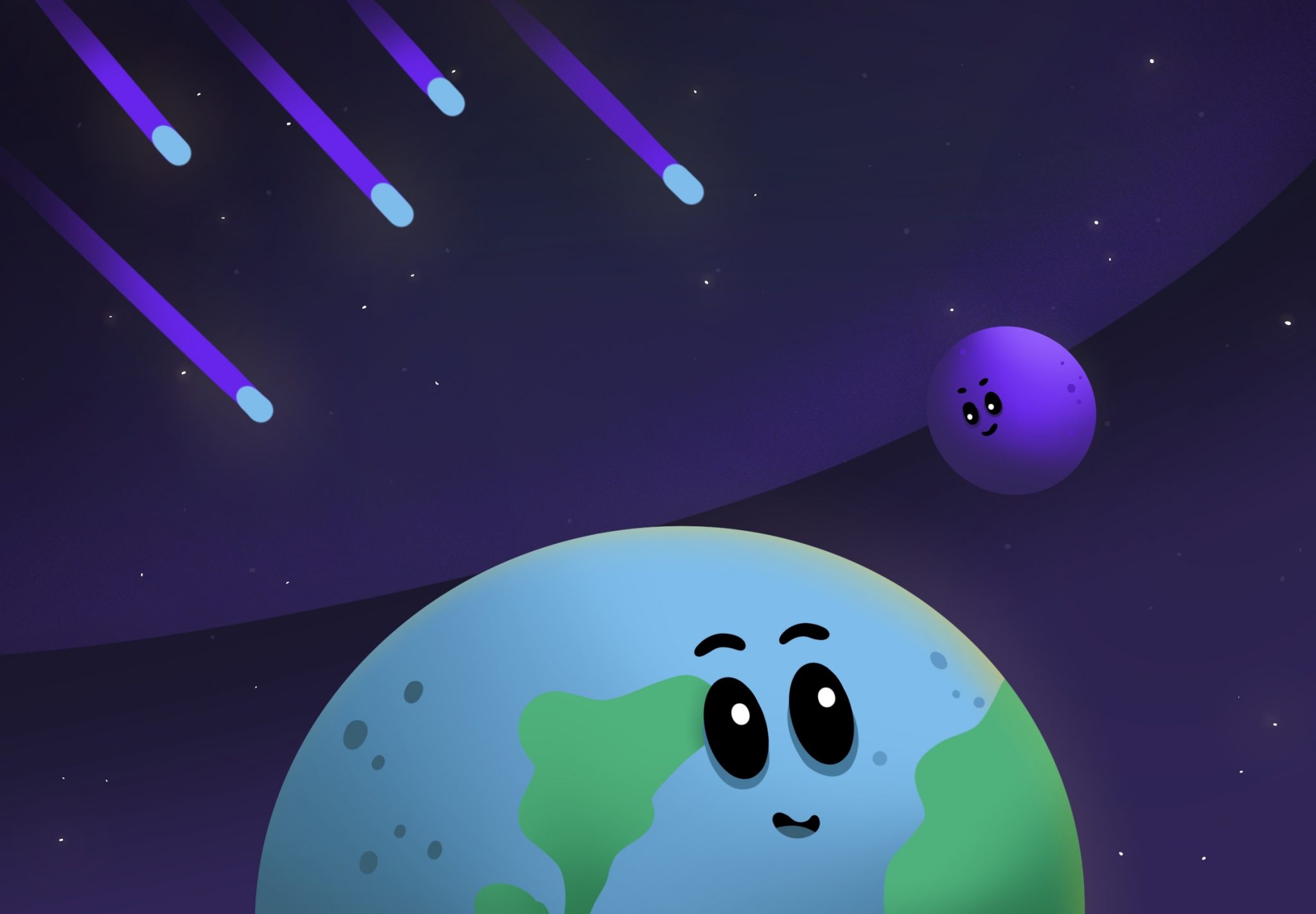 ภาพพื้นหลัง (Wallpaper) Baby Cosmos สำหรับ iPad