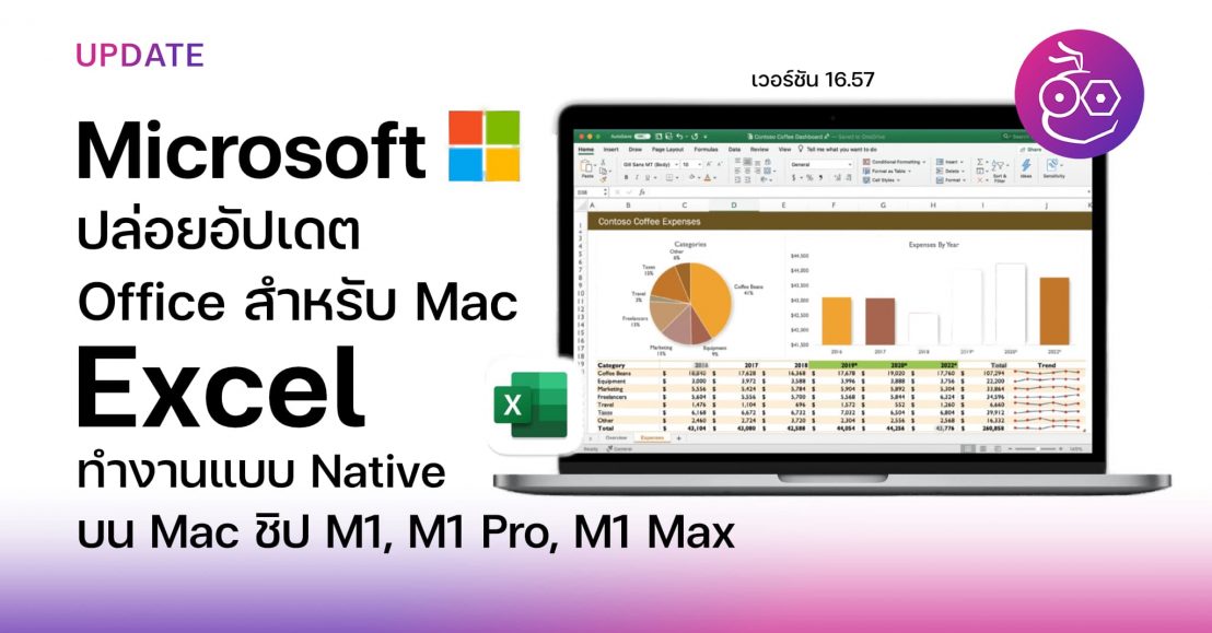 Microsoft ปล่อยอัปเดต Office สำหรับ Mac ทำให้ Excel ทำงานแบบเนทีฟ 100% ...